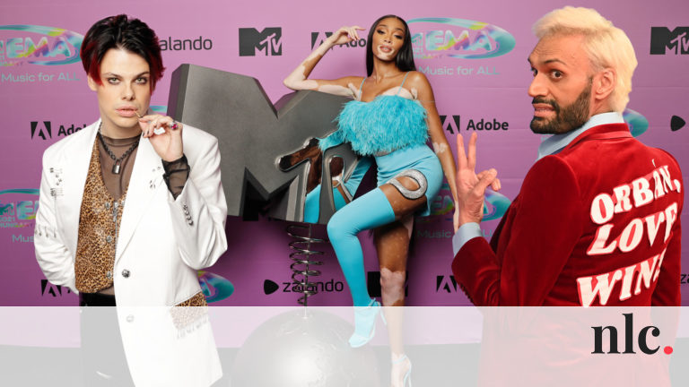 Az MTV EMA 2021 leg-leg-leg ruhái