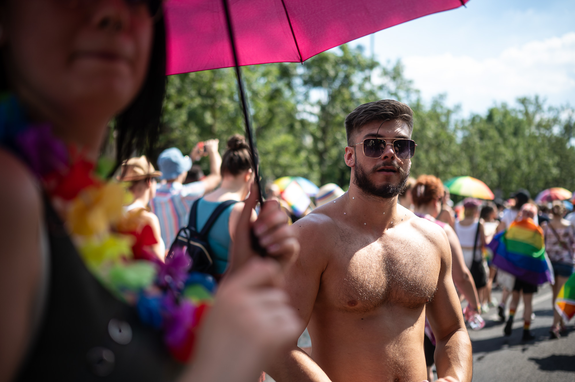 Képek a 2023-as Budapest Pride felvonulásról