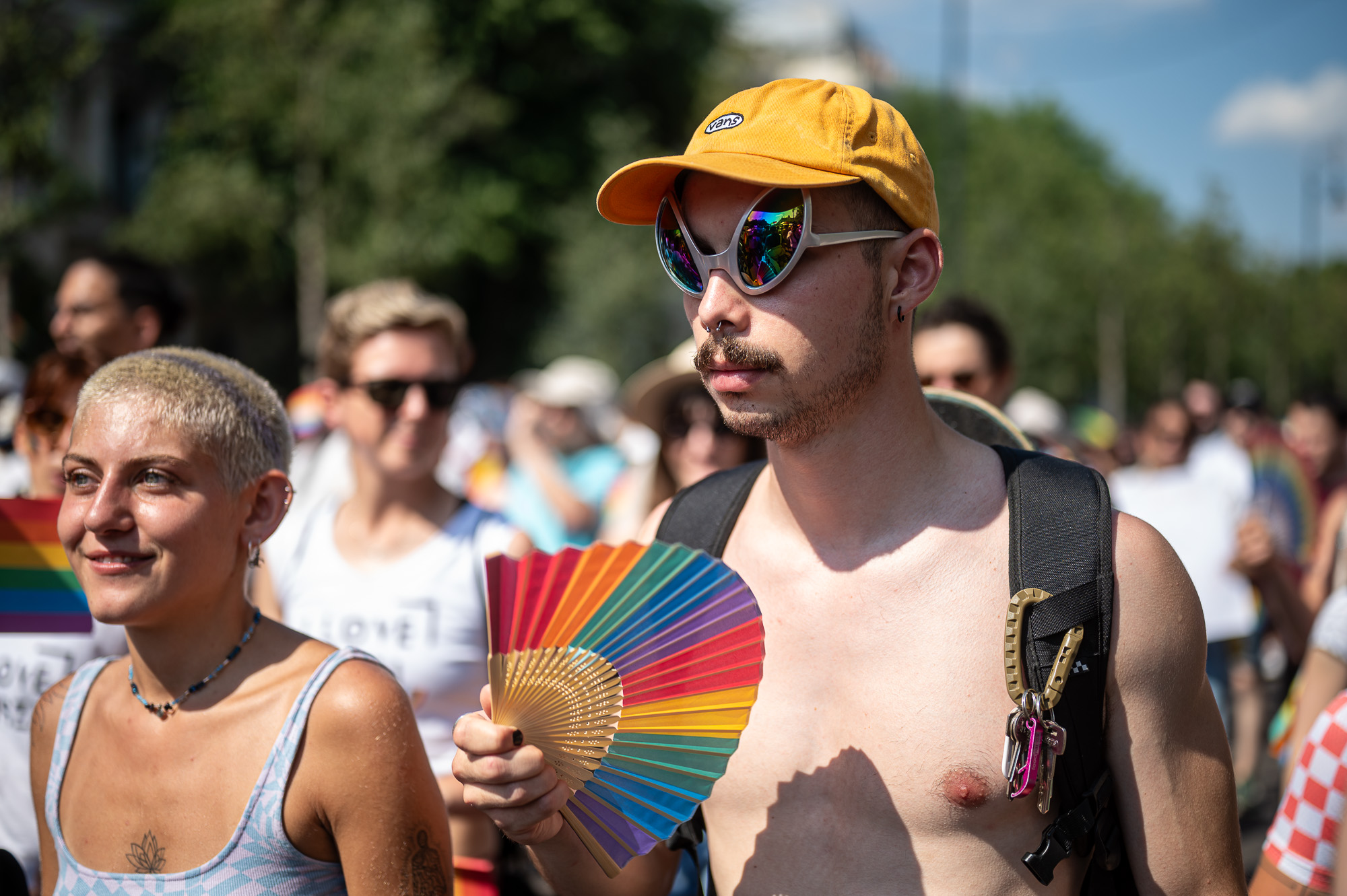 Képek a 2023-as Budapest Pride felvonulásról