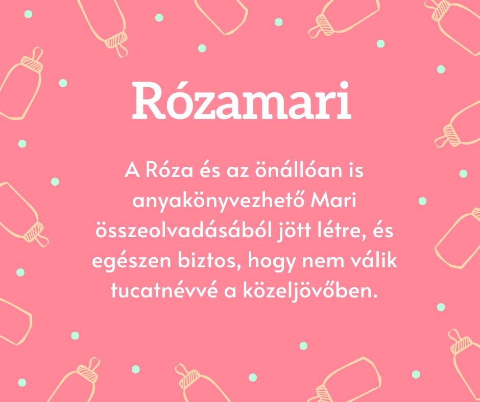 Anyakönyvezhető dupla lánynevek