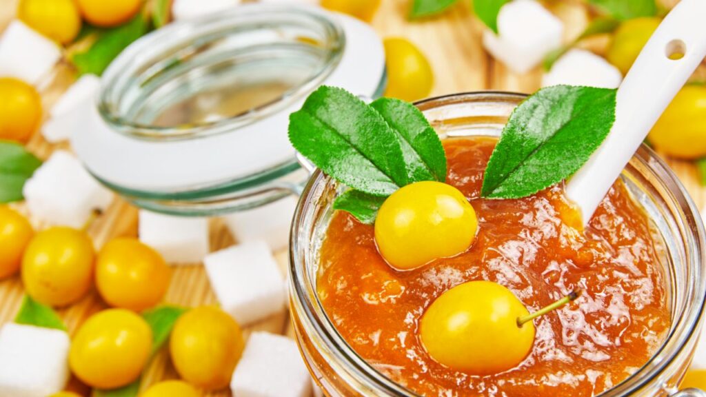 Ringló lekvár befőzés